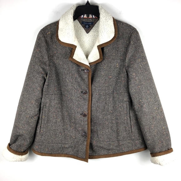 Tommy Hilfiger | Jackets & Coats | Tommy Hilfiger Wool Blend Aviator ...